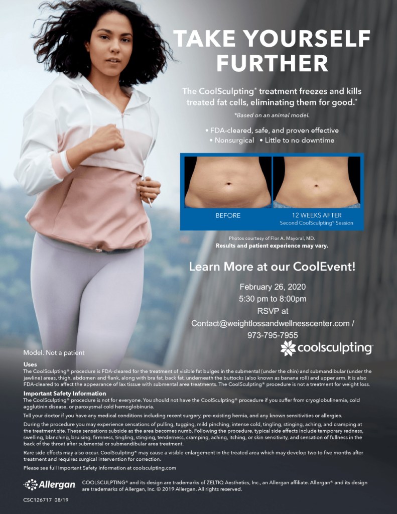 CoolSculpting Treatment Event - Weightloss and Wellness Center